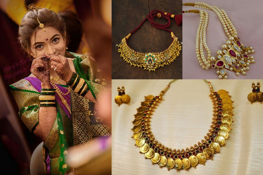 5 Maharashtrian Bridal Necklaces That Will Complement Your Wedding ...
