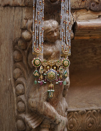 Jadau Long Necklaces – Timeless Indian Jewelry | Aurus